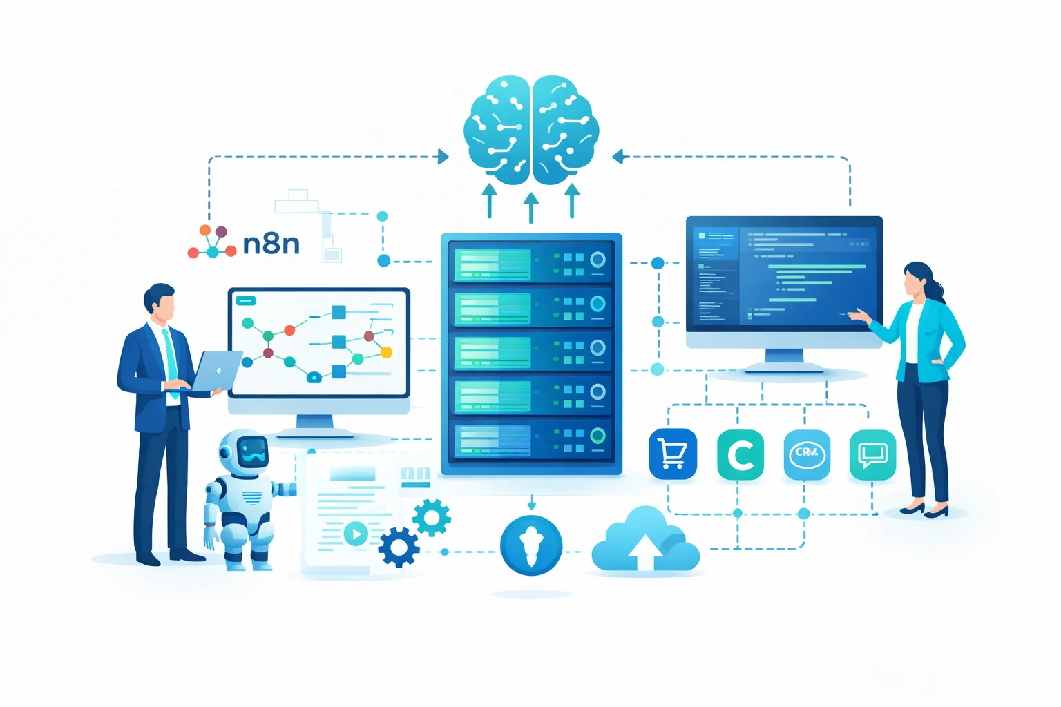 Automatisation des processus grâce à l'IA personnalisée | Intégrations ...